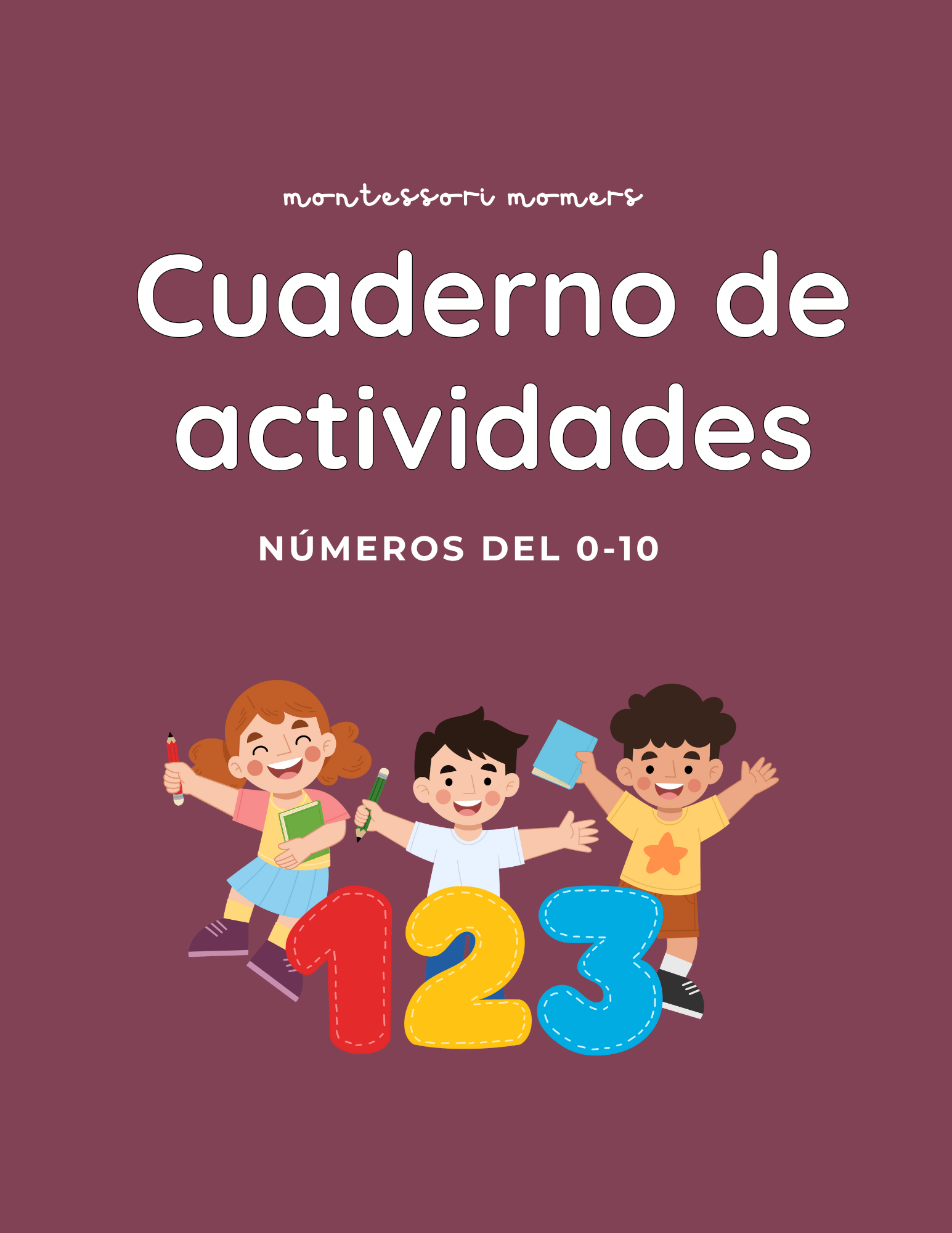 Cuadernillo de actividades: Números del 0-10 – Montessori Momers